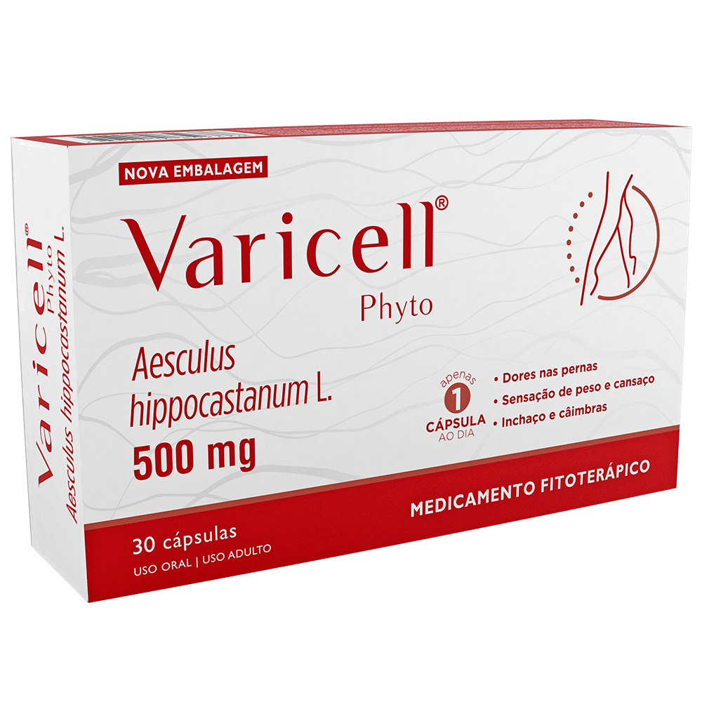 Varicell Phyto 500mg com 30 Cápsulas