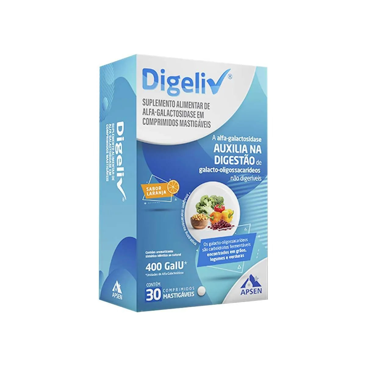 Digeliv 400FCC com 30 Comprimidos