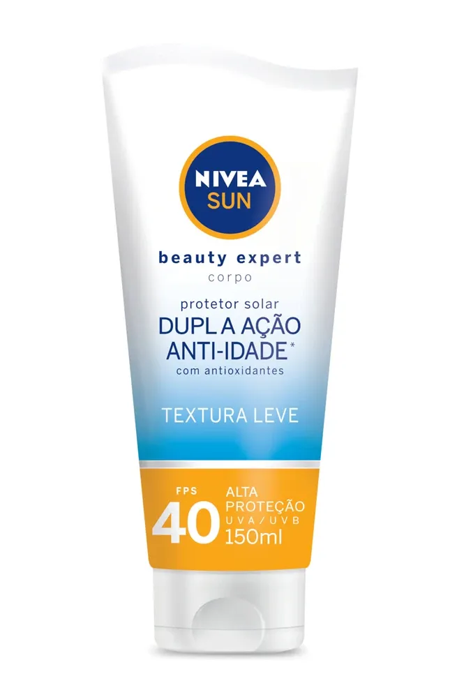 Protetor Solar Nivea Sun Beauty Expert FPS40 Corpo 150ml