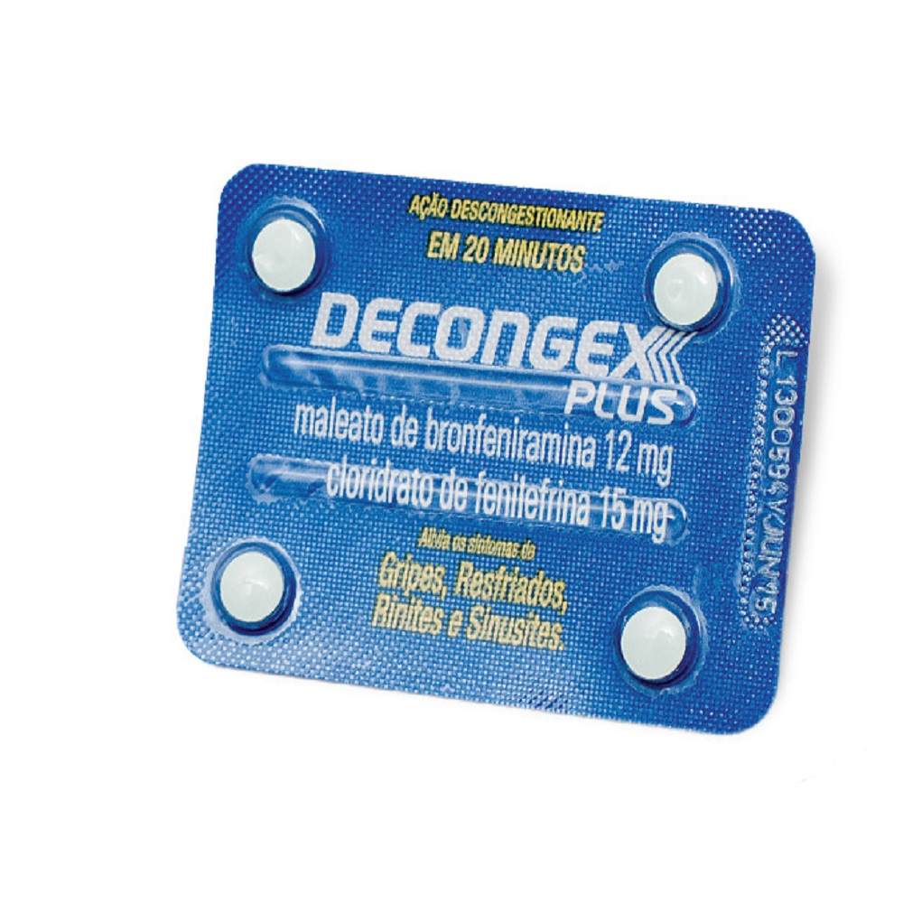 Decongex Plus com 4 Comprimidos