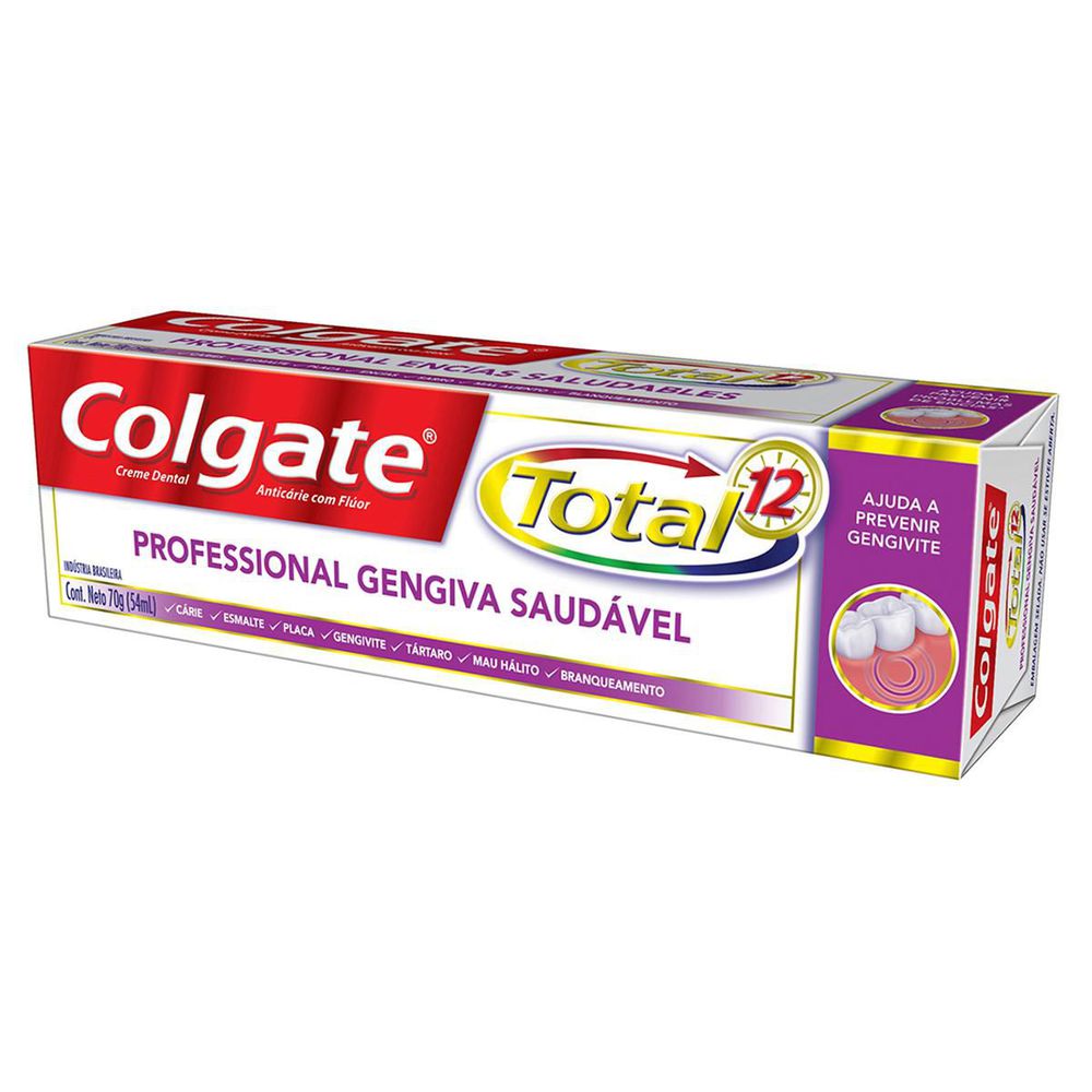 Creme Dental Colgate Total 12 Professional Gengiva Saudável 70g