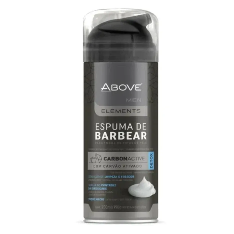 Espuma de Barbear Above Elements Carbon Active 190g