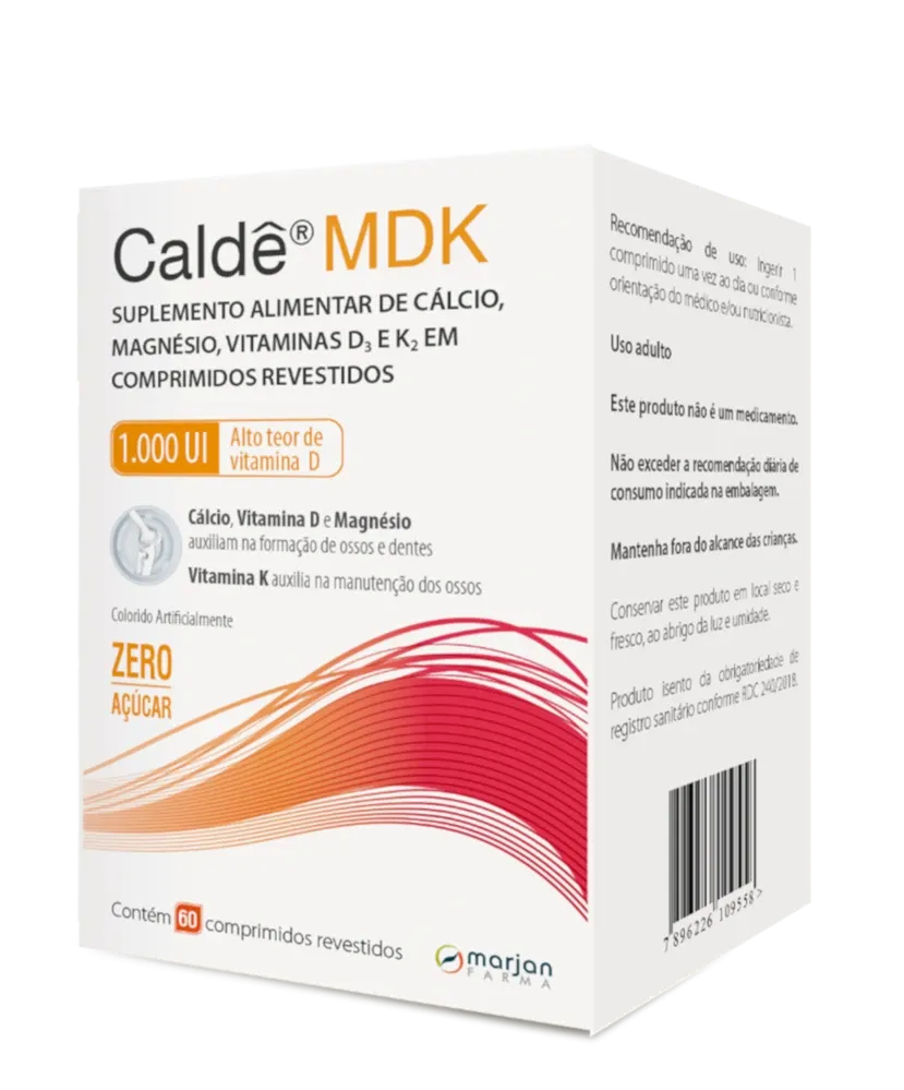 Caldê MDK 1.000 UI com 60 Comprimidos