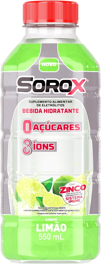 Bebida Hidratante Sorox Limão 550ml