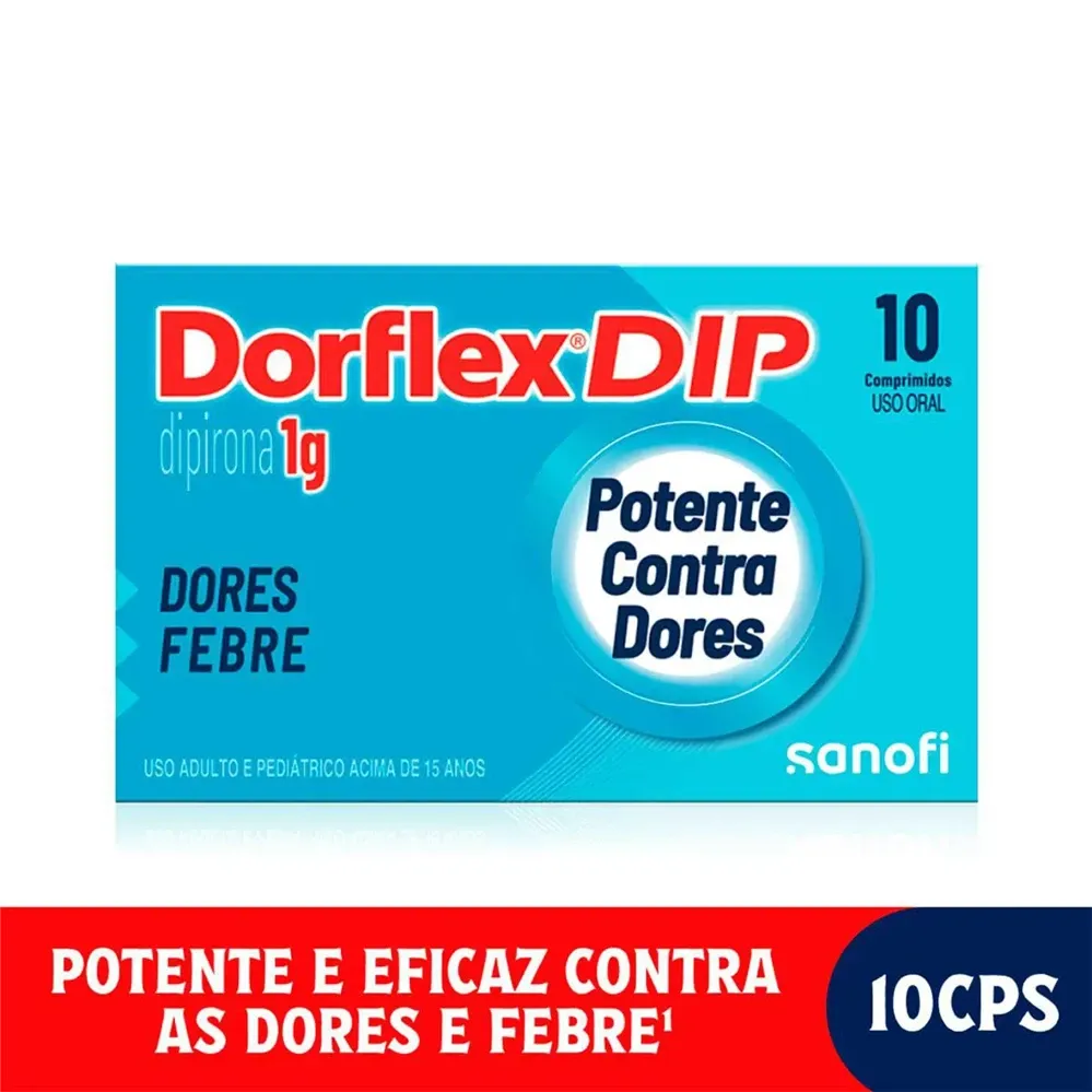 Analgésico e Antitérmico Dorflex DIP com 10 Comprimidos Sanofi