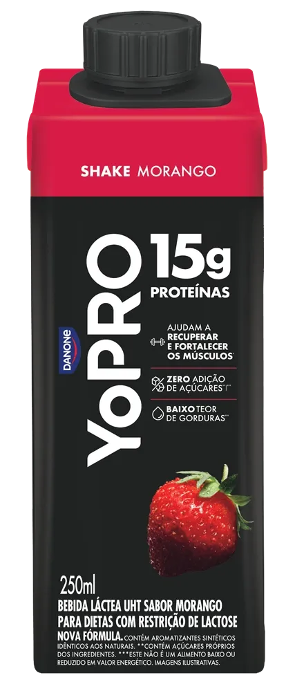 Bebida Láctea YoPRO 15G High Protein Morango 250ml