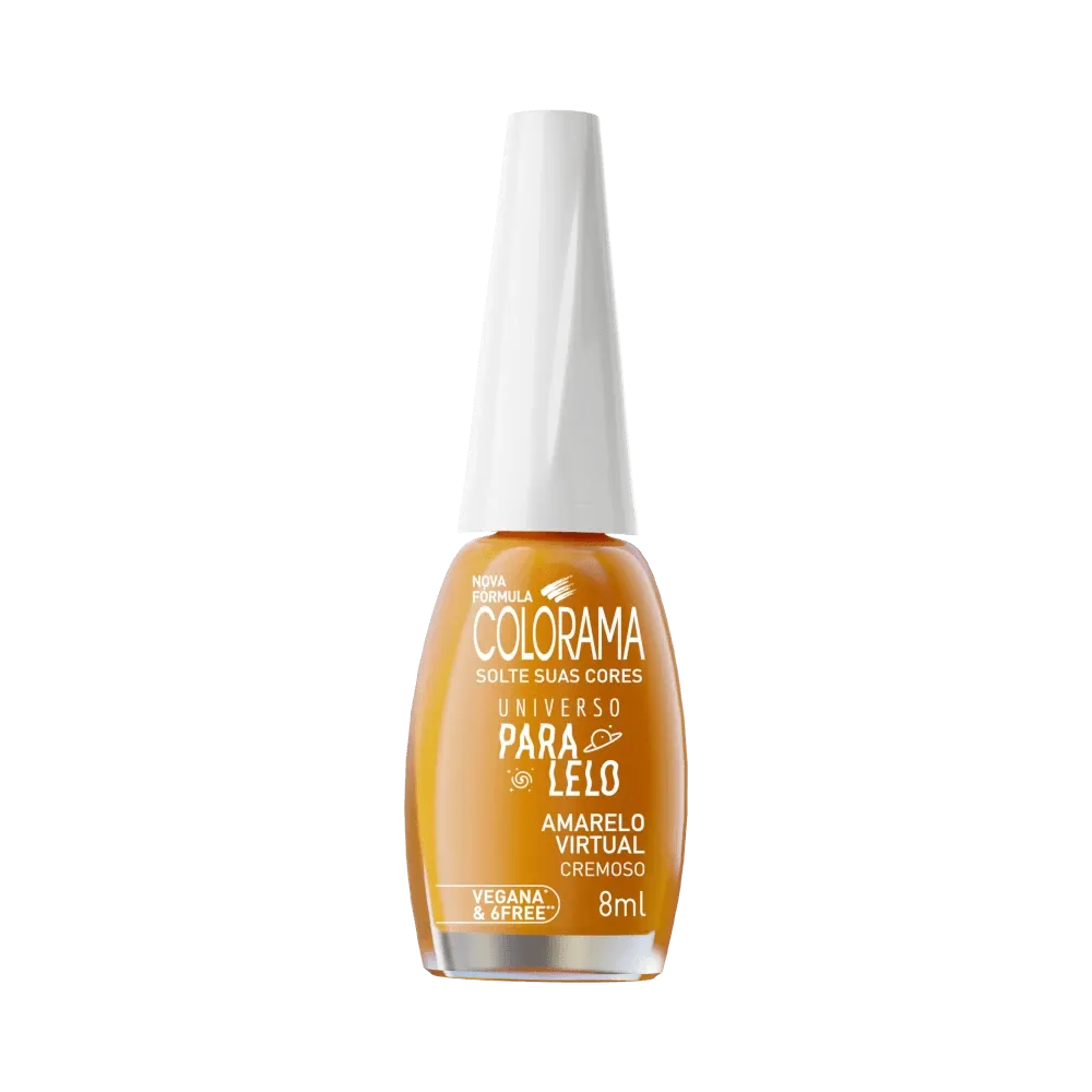 Esmalte Colorama Paralelo Amarelo Virtual 8ml