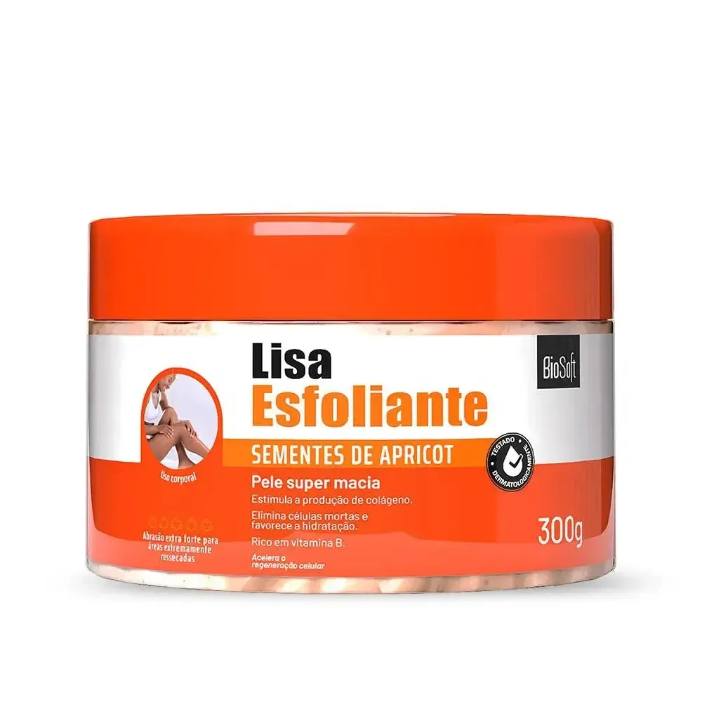 Esfoliante Corporal Lisa Sementes de Apricot 300g