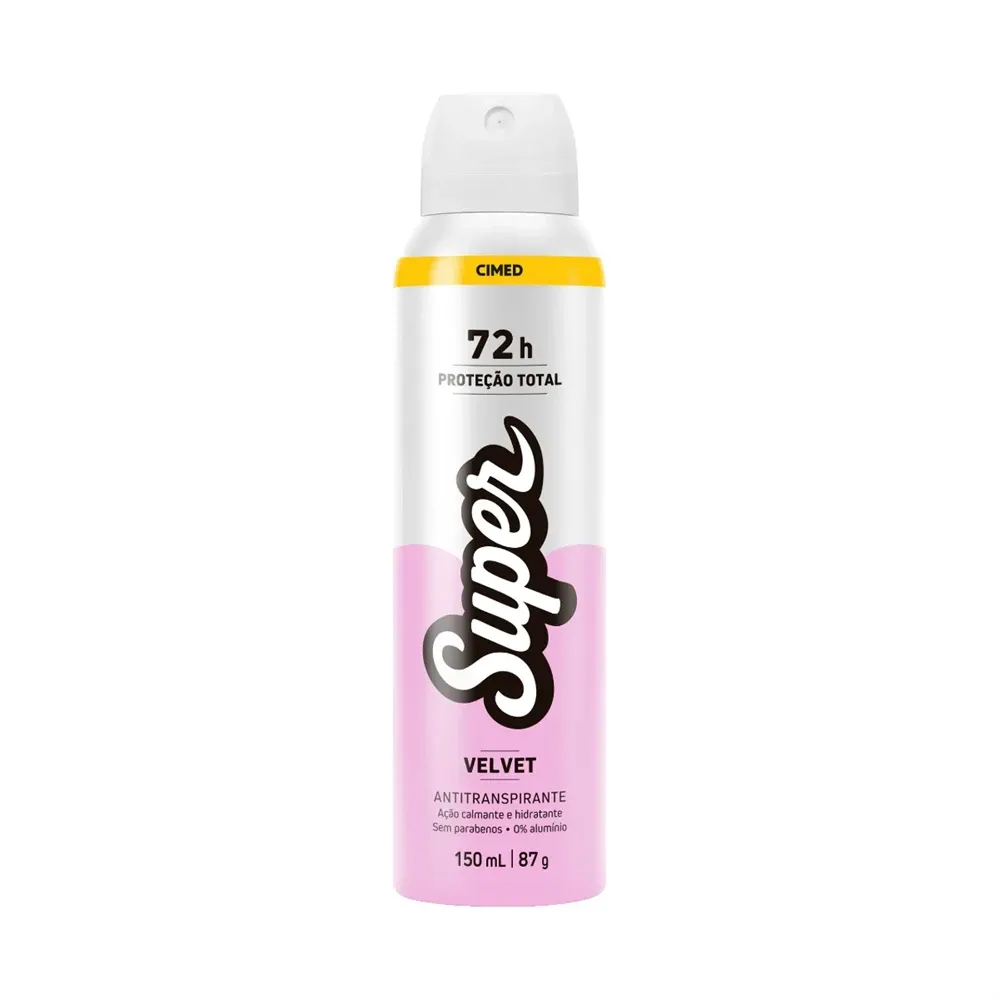 Desodorante Aerosol Cimed Super Velvet 150ml